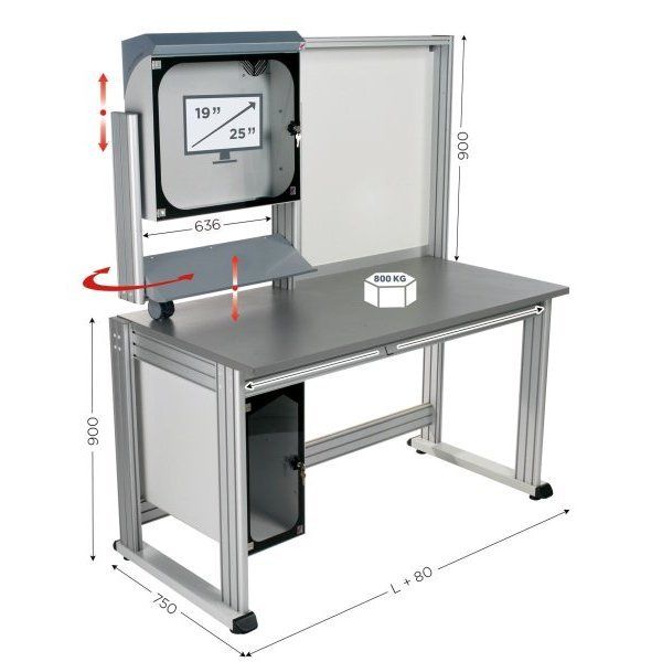 Computer workstation | MOBIPOST® 3000A – SESA SYSTEMS