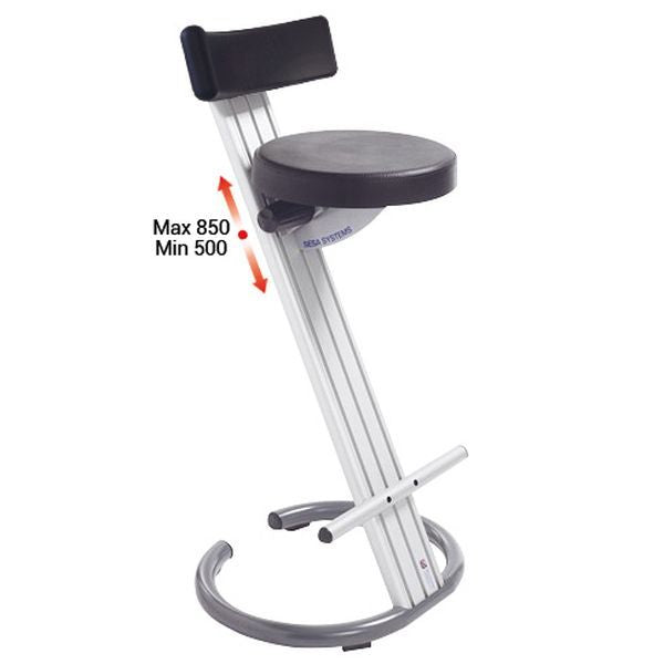 Asiento de pie de taller | TABURETE SENTADO DE PIE COMFORT – SESA SYSTEMS