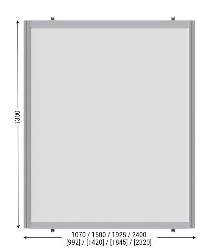 Wall-mounted, high-quality display board | MOD'INFO WALL-MOUNTED – SESA ...